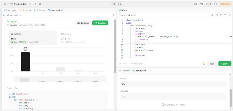 Resolved Leetcode problem with continuous learning | Muhammad Shehzaib ... Resolved Leetcode problem with continuous learning | Muhammad Shehzaib ...