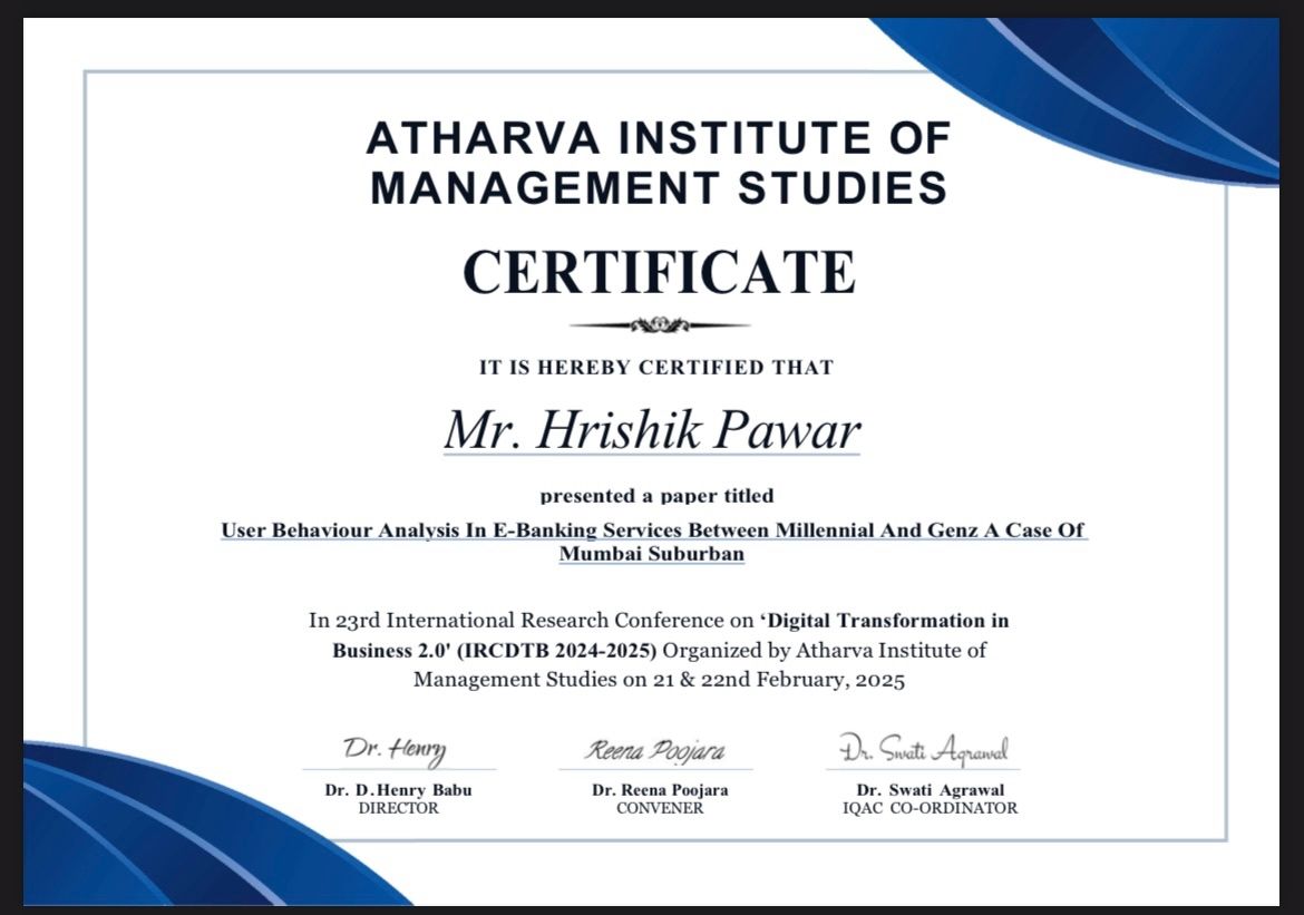 🌟Honoured to Share🌟 (My Best Research Paper Award)🥇 . . . At the 23rd ... 🌟Honoured to Share🌟 (My Best Research Paper Award)🥇 . . . At the 23rd ...