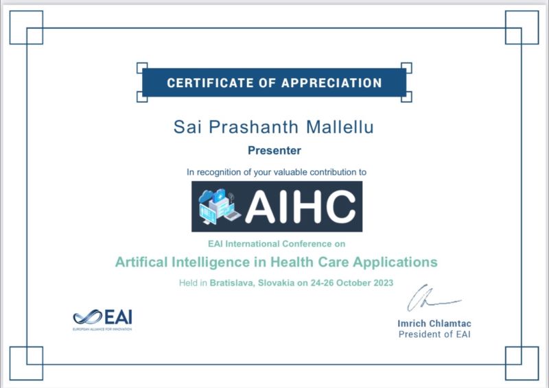 Sai Prashanth Mallellu on LinkedIn: #slovakia #product #researcher Sai Prashanth Mallellu on LinkedIn: #slovakia #product #researcher