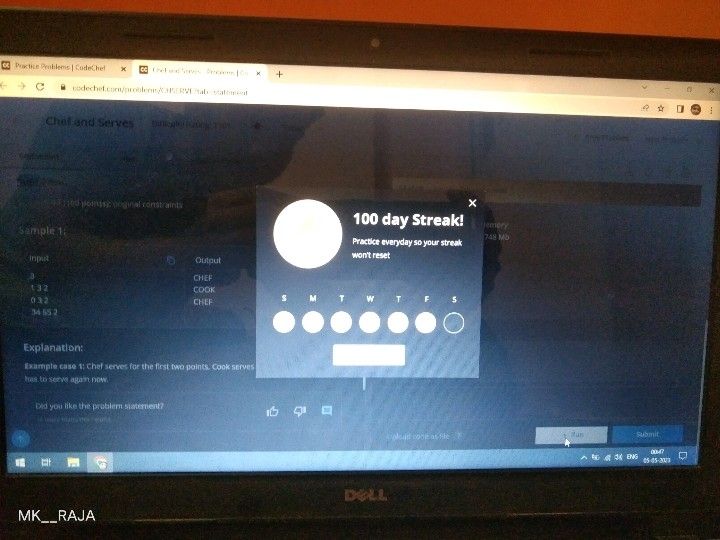 Manish Sahu on LinkedIn: #codechef #100daysofcode #consistency # ... Manish Sahu on LinkedIn: #codechef #100daysofcode #consistency # ...