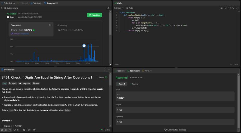 #100daysleetcode #codingchallenge #leetcode #stringmanipulation ... #100daysleetcode #codingchallenge #leetcode #stringmanipulation ...