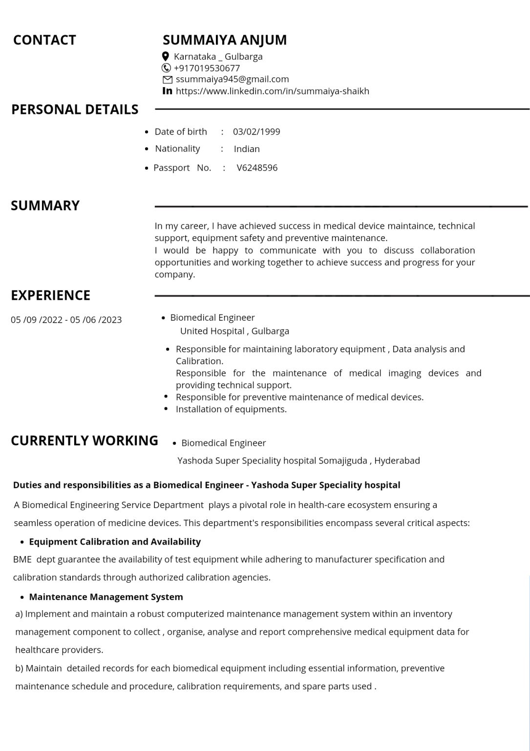 Summaiya Shaikh on LinkedIn: #dubai #saudiarabia #qatar #biomedicalengineer Summaiya Shaikh on LinkedIn: #dubai #saudiarabia #qatar #biomedicalengineer