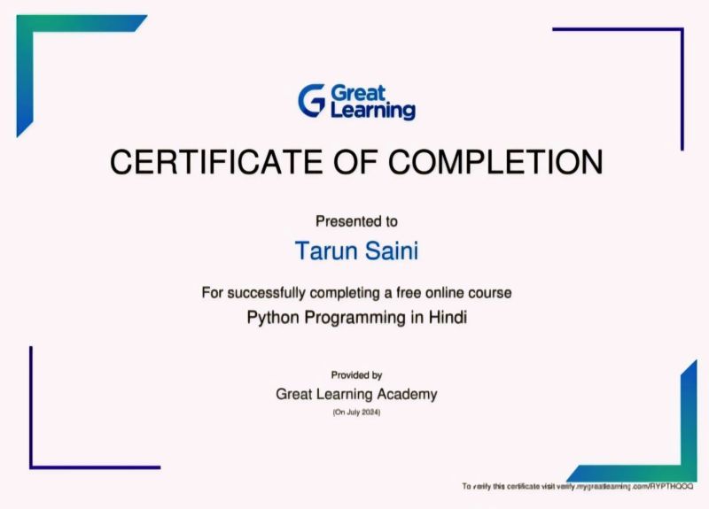 Tarun Saini on LinkedIn: #coder #programming #python #developer #engineer Tarun Saini on LinkedIn: #coder #programming #python #developer #engineer