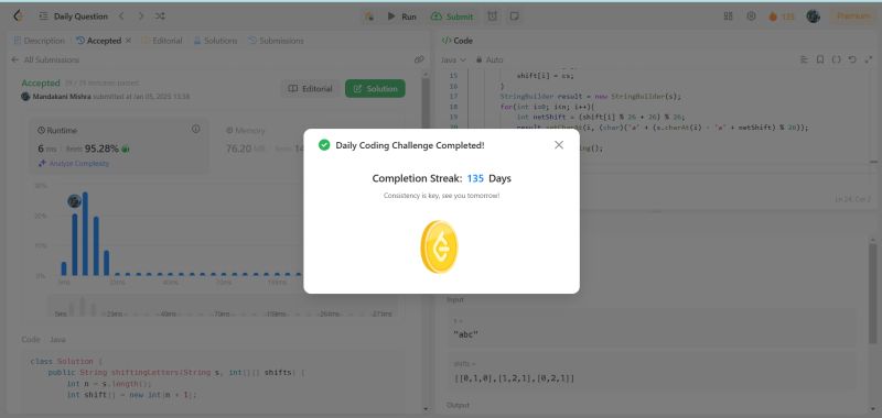 Mandakani Mishra on LinkedIn: #leetcode #codingjourney #consistency # ... Mandakani Mishra on LinkedIn: #leetcode #codingjourney #consistency # ...