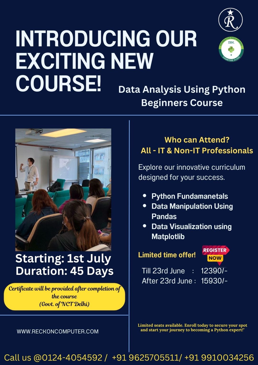 Anjana Tandon on LinkedIn: Announcing a New Python Course for ... Anjana Tandon on LinkedIn: Announcing a New Python Course for ...