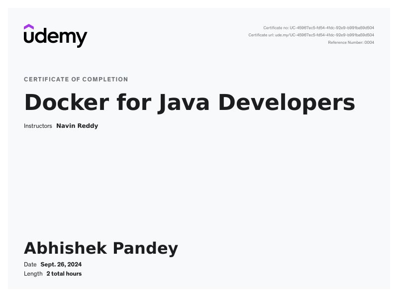 Abhishek Pandey on LinkedIn: #docker #springboot #devops # ... Abhishek Pandey on LinkedIn: #docker #springboot #devops # ...