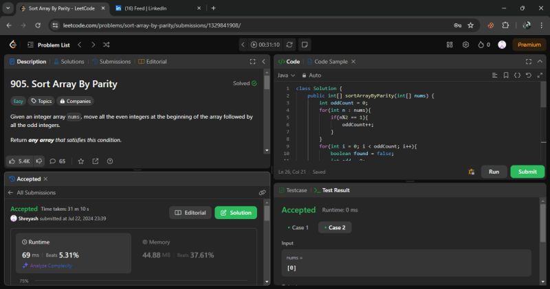 How I solved LeetCode problem on #100daysofcode | Shreyash Mulate ... How I solved LeetCode problem on #100daysofcode | Shreyash Mulate ...