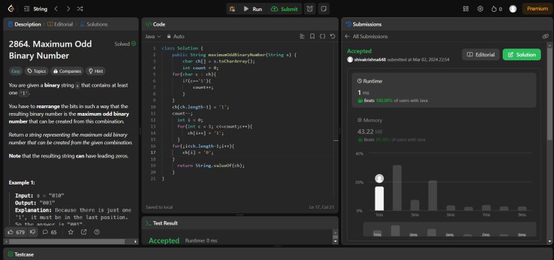Sivakrishna Gudipudi on LinkedIn: #100daysofcode #dsa #java #leetcode ... Sivakrishna Gudipudi on LinkedIn: #100daysofcode #dsa #java #leetcode ...