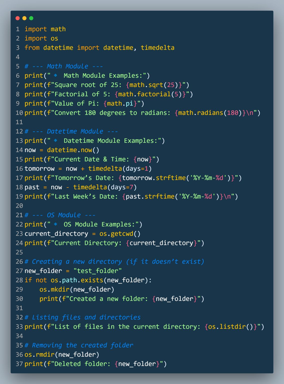 #day30 #python #pythonprogramming #standardlibrary #mathmodule… | Sai ... #day30 #python #pythonprogramming #standardlibrary #mathmodule… | Sai ...