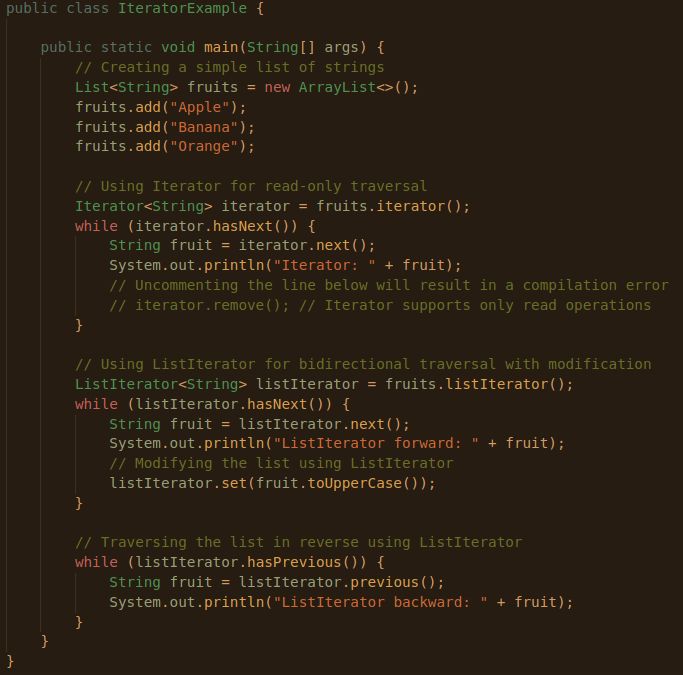 How Iterator and ListIterator fit in Java | Naveen Metta posted on the ... How Iterator and ListIterator fit in Java | Naveen Metta posted on the ...