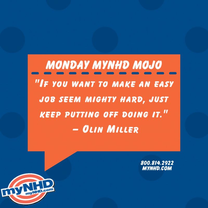 MyNHD on LinkedIn: Is there something you’ve been putting off? Here’s ... MyNHD on LinkedIn: Is there something you’ve been putting off? Here’s ...