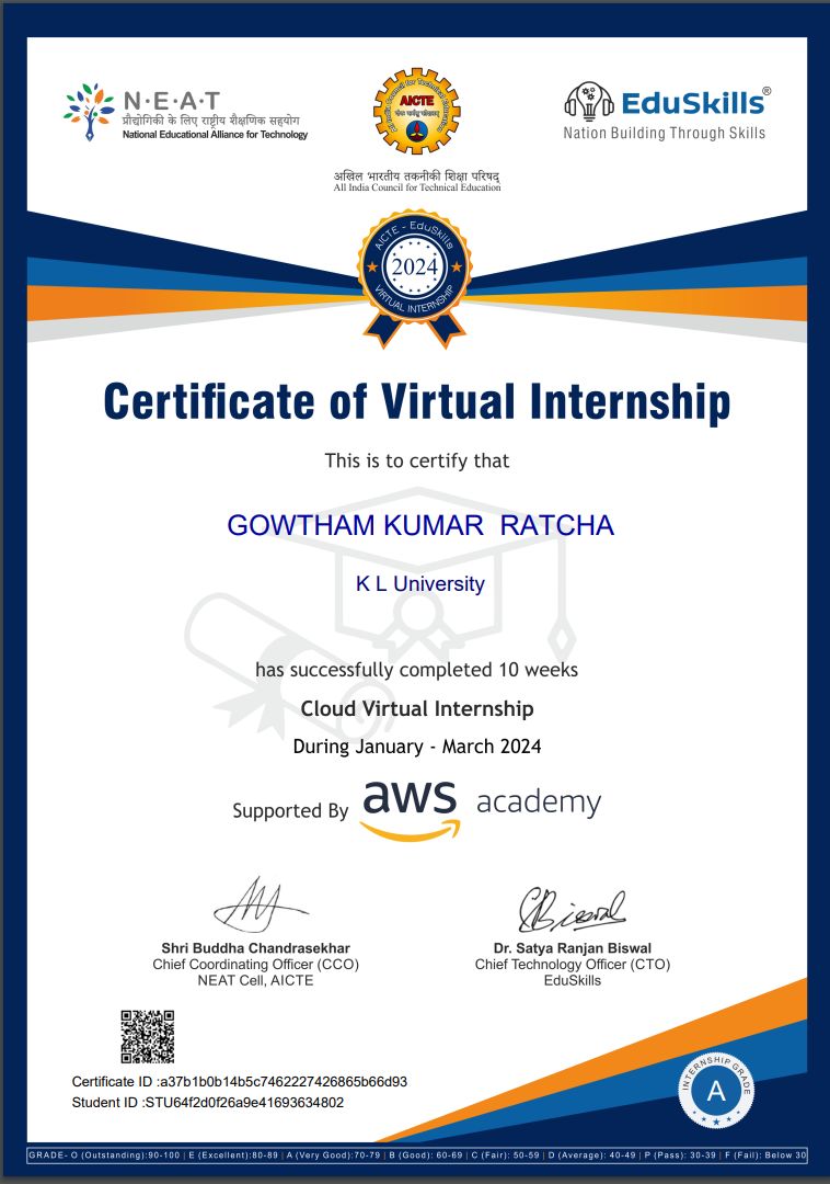 #awsinternship #cloudcomputing #techjourney #grateful | Gowtham Kumar ... #awsinternship #cloudcomputing #techjourney #grateful | Gowtham Kumar ...