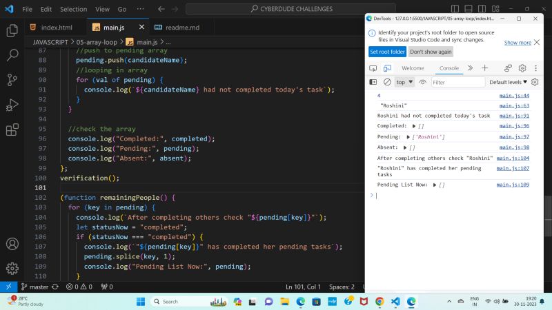 Bearcin Sweety on LinkedIn: #javascript #cyberdude_internship # ... Bearcin Sweety on LinkedIn: #javascript #cyberdude_internship # ...