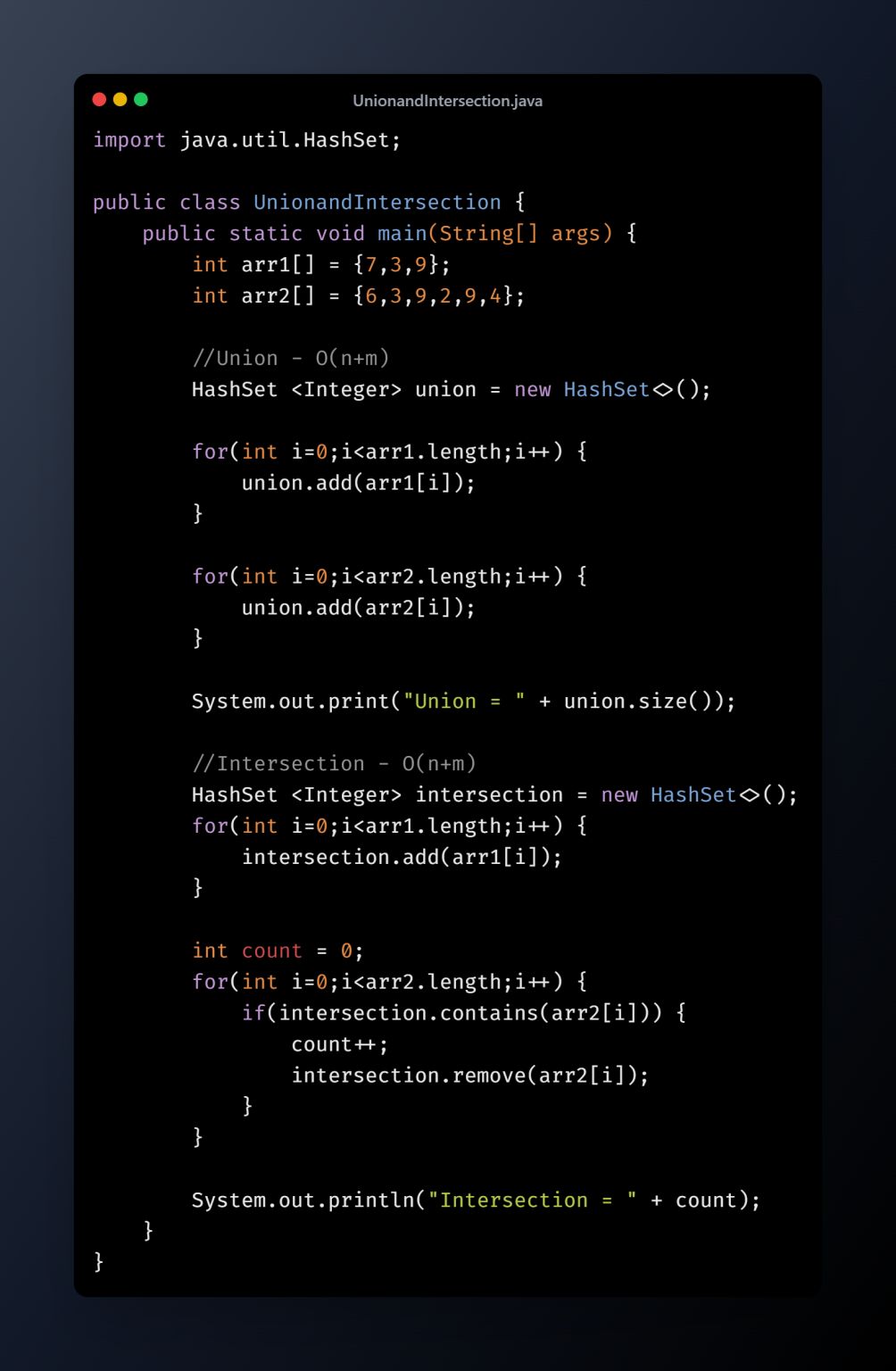 Shekhar Singh on LinkedIn: #algorithms #codingchallenge #hashset #union ... Shekhar Singh on LinkedIn: #algorithms #codingchallenge #hashset #union ...