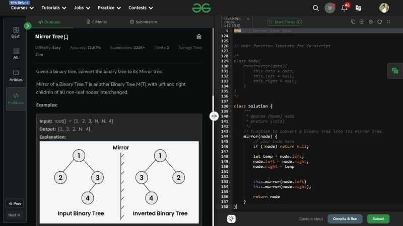 #binarytree #mirrortree #recursion #problemsolving #javascript ... #binarytree #mirrortree #recursion #problemsolving #javascript ...