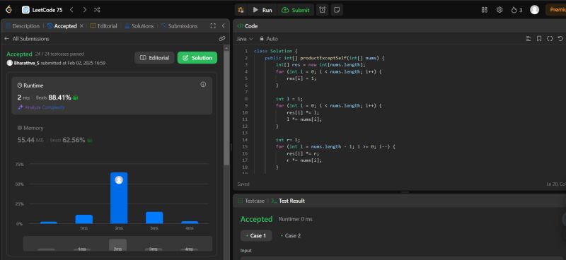 #coding #leetcode #java #problemsolving #keeplearning | Bharathvaj S #coding #leetcode #java #problemsolving #keeplearning | Bharathvaj S