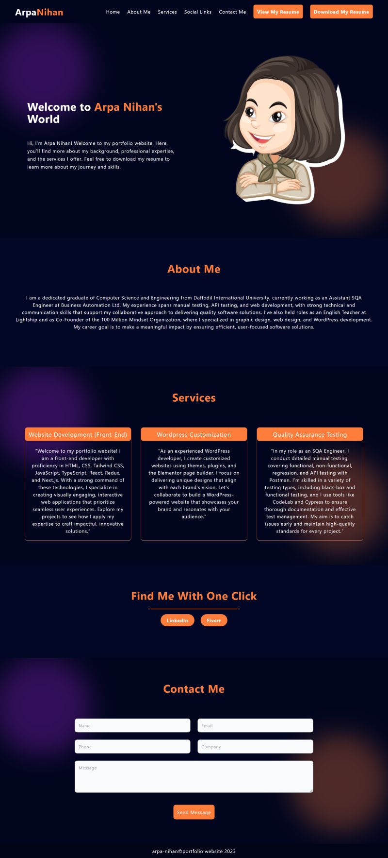 Arpa Nihan on LinkedIn: #portfolio #webdevelopment #html #tailwindcss # ... Arpa Nihan on LinkedIn: #portfolio #webdevelopment #html #tailwindcss # ...