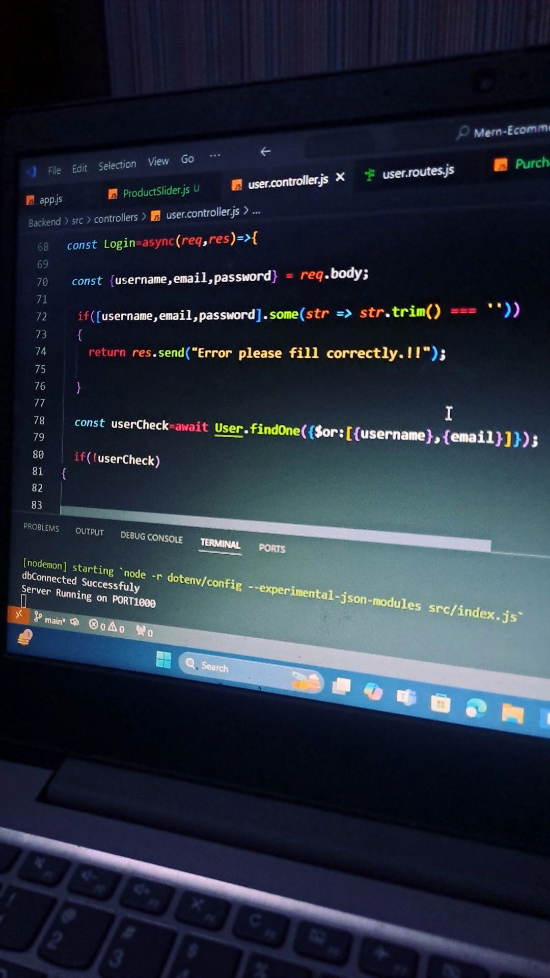Ahmed Khan on LinkedIn: #nodejs #reactjs #mern #backend Ahmed Khan on LinkedIn: #nodejs #reactjs #mern #backend
