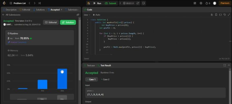 Santhosh D on LinkedIn: leetcode code programming using a JAVA program Santhosh D on LinkedIn: leetcode code programming using a JAVA program