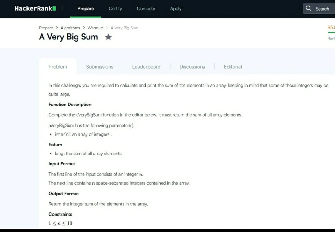 Aman Verma on LinkedIn: #hackerrank #dsa #coding #problemsolving #learning Aman Verma on LinkedIn: #hackerrank #dsa #coding #problemsolving #learning