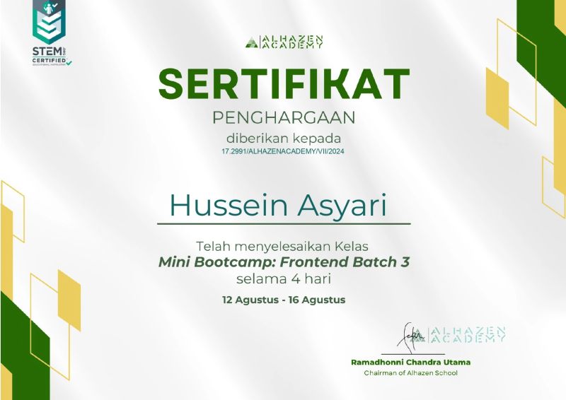 Hussein Asyari on LinkedIn: #programming #html #css #javascript # ... Hussein Asyari on LinkedIn: #programming #html #css #javascript # ...