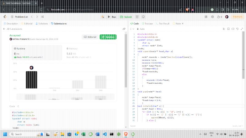 MITHIL PRANAV R S on LinkedIn: #100daysofcode #codingskills #leetcode # ... MITHIL PRANAV R S on LinkedIn: #100daysofcode #codingskills #leetcode # ...