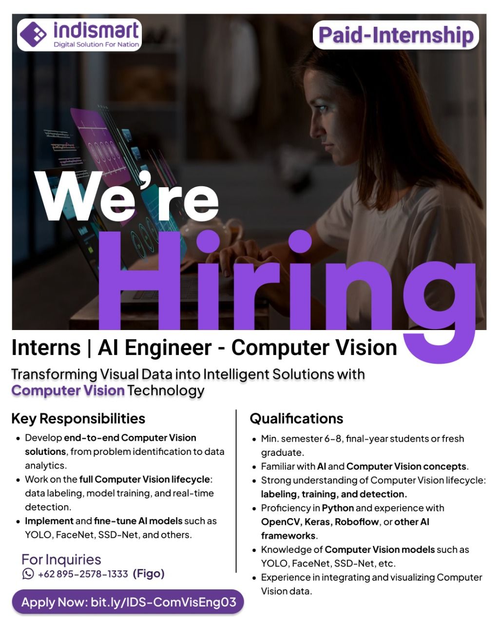 #hiring #aiengineer #freshgraduate #techjobs #internship # ... #hiring #aiengineer #freshgraduate #techjobs #internship # ...
