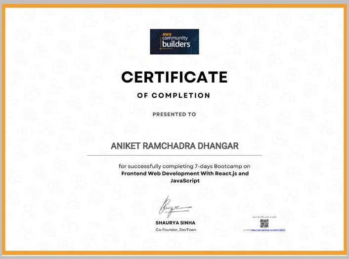 #webdevelopment #reactjs #javascript | Aniket Dhangar #webdevelopment #reactjs #javascript | Aniket Dhangar