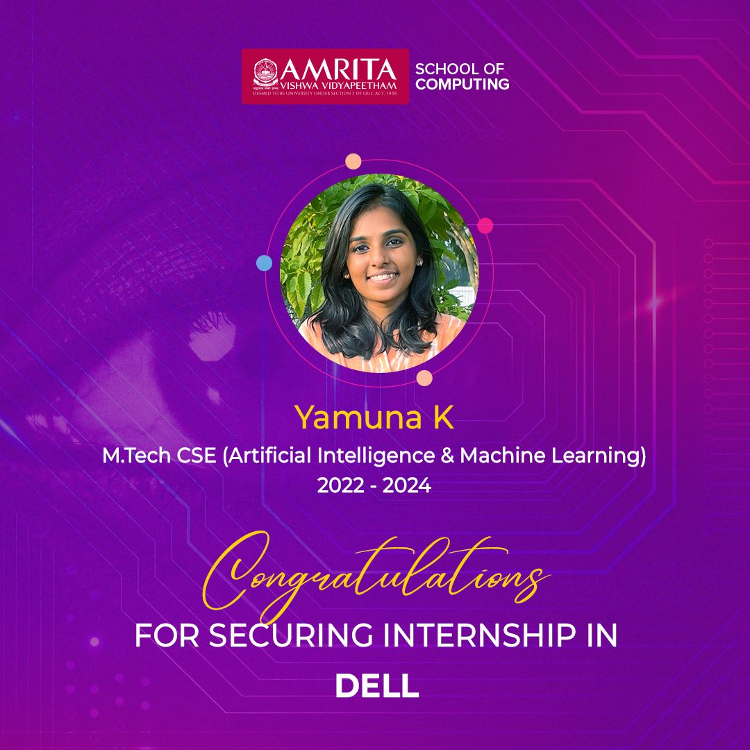 Amrita School of Computing, Amritapuri on LinkedIn: # ... Amrita School of Computing, Amritapuri on LinkedIn: # ...