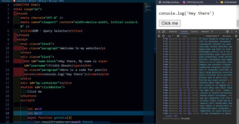 Promises in JavaScript: A game-changer | Tridib Ghosh posted on the ... Promises in JavaScript: A game-changer | Tridib Ghosh posted on the ...