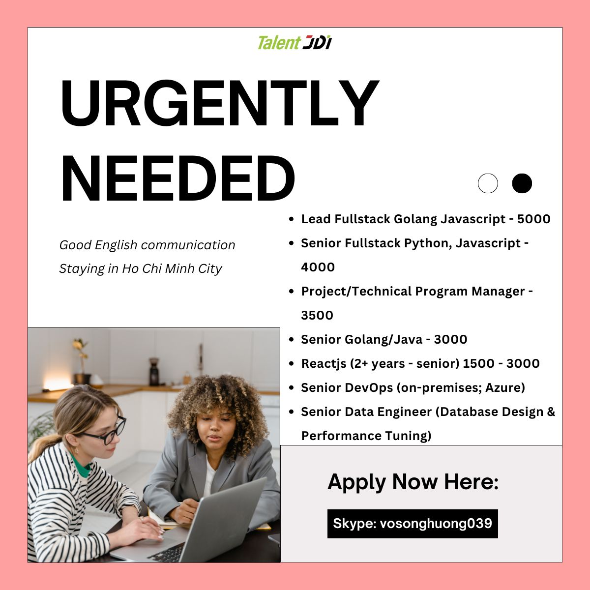 Huong Vo on LinkedIn: #hiring #javascript #javascript #azure #on #java ... Huong Vo on LinkedIn: #hiring #javascript #javascript #azure #on #java ...