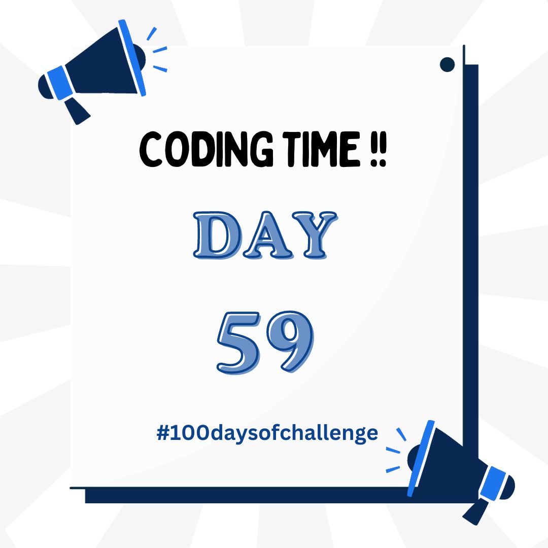 Day 59 of #100daysofcodechallenge: coding with JavaScript | Anjali ... Day 59 of #100daysofcodechallenge: coding with JavaScript | Anjali ...