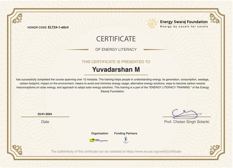 Yuvadarshan M on LinkedIn: Hii Connections I have successfully ... Yuvadarshan M on LinkedIn: Hii Connections I have successfully ...