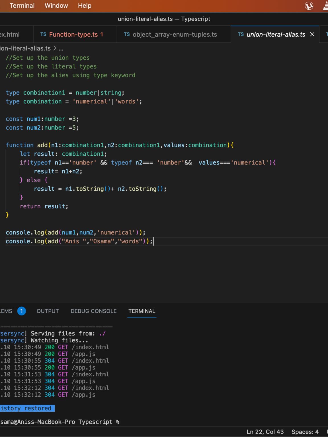 Anis Osama on LinkedIn: Day 3 - Typescript Union- Set up union in which ... Anis Osama on LinkedIn: Day 3 - Typescript Union- Set up union in which ...