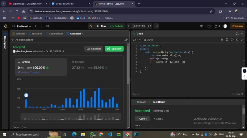 Shubham Kumar on LinkedIn: #dsa #strings #leetcode #c #problemsolving Shubham Kumar on LinkedIn: #dsa #strings #leetcode #c #problemsolving