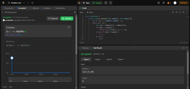 #100daysofleetcode #leetcode #twosumii #codingchallenge #edslash ... #100daysofleetcode #leetcode #twosumii #codingchallenge #edslash ...