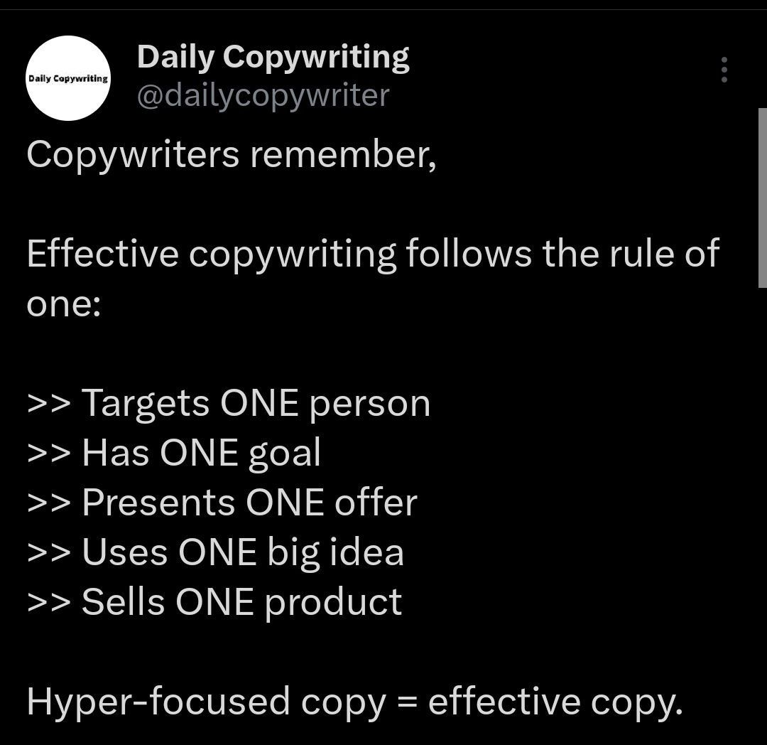 Daily Copywriting on LinkedIn: Copywriters remember, Effective ... Daily Copywriting on LinkedIn: Copywriters remember, Effective ...