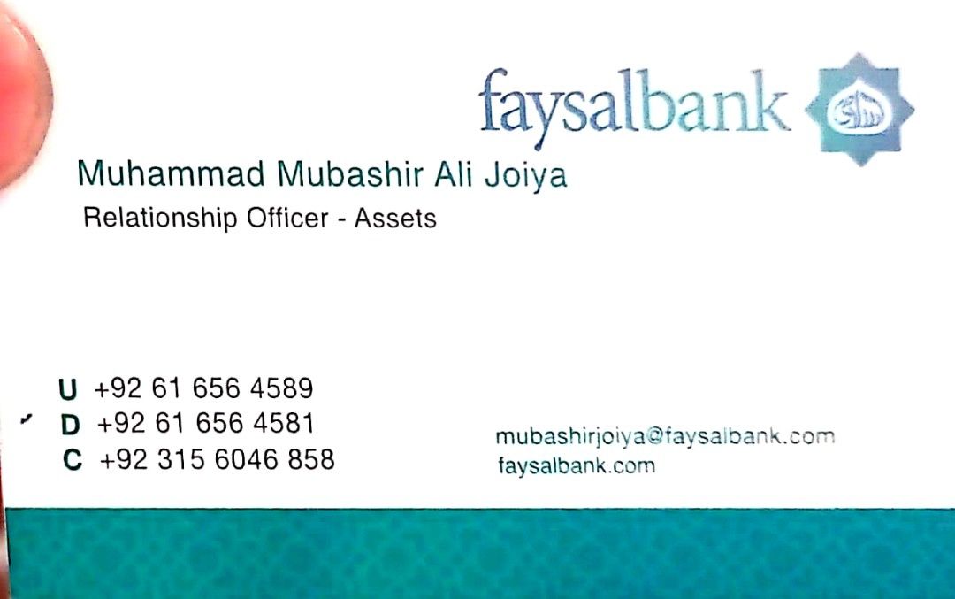 M Mubashir Ali joiya on LinkedIn: Assalm.o.Alikum This is Mubashir Ali ... M Mubashir Ali joiya on LinkedIn: Assalm.o.Alikum This is Mubashir Ali ...