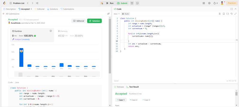 #leetcode #100daysofcode #java #dsa | Kunal Shinde #leetcode #100daysofcode #java #dsa | Kunal Shinde