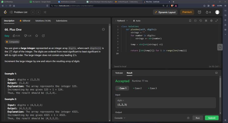 Ragul K on LinkedIn: #100daysofcode #python #leetcode #100daysofcode Ragul K on LinkedIn: #100daysofcode #python #leetcode #100daysofcode