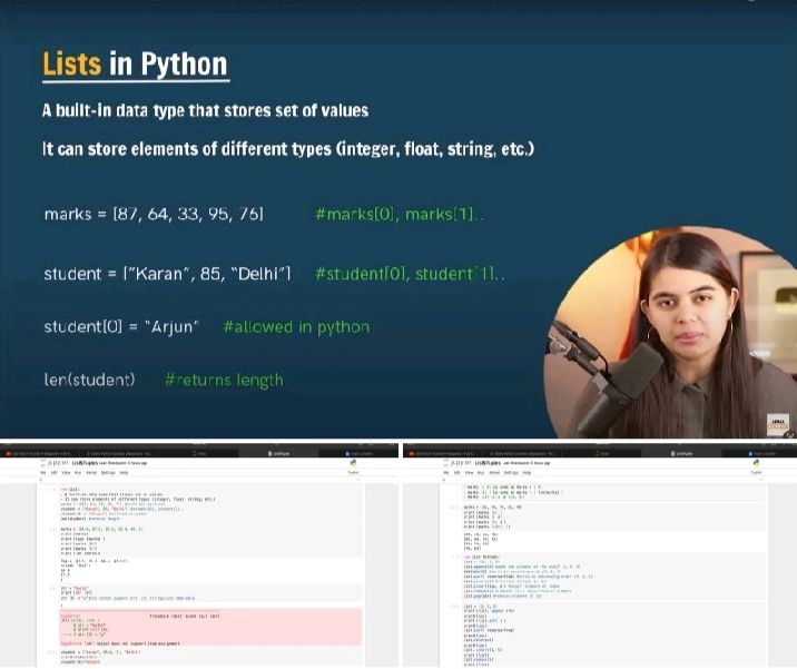 Yogesh Choudhary on LinkedIn: #python #lists Yogesh Choudhary on LinkedIn: #python #lists
