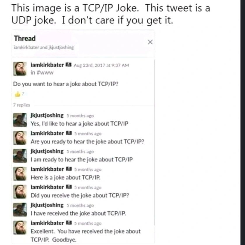Danny Hetzel on LinkedIn: Stolen udp/top jokes.... Danny Hetzel on LinkedIn: Stolen udp/top jokes....