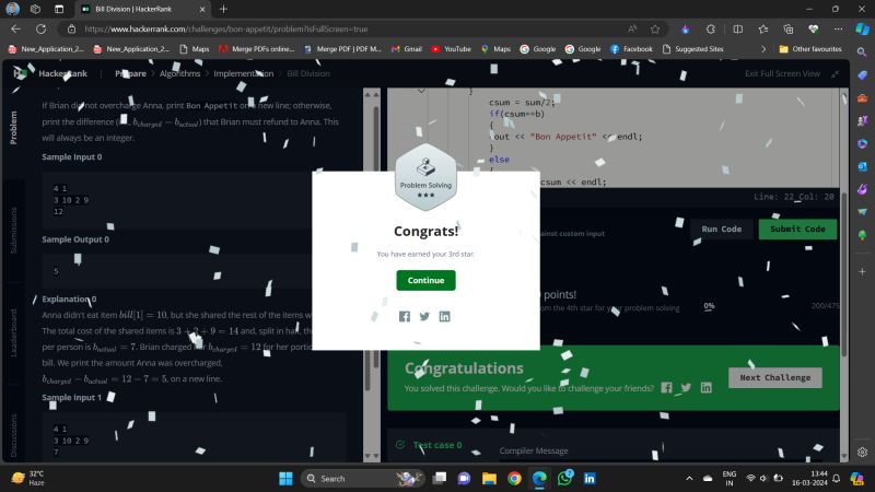 #algorithm #problemsolving #hackerrank #continuouslearning | Kunal Anand #algorithm #problemsolving #hackerrank #continuouslearning | Kunal Anand