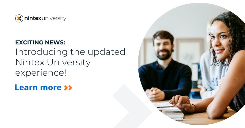 Codi Kaji on LinkedIn: The new Nintex University is live! There are a ... Codi Kaji on LinkedIn: The new Nintex University is live! There are a ...