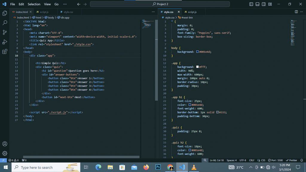 Learned JavaScript for quiz app | Adeoye Moses posted on the topic ... Learned JavaScript for quiz app | Adeoye Moses posted on the topic ...