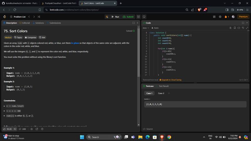 PUSHPAK CHAUDHARI on LinkedIn: #leetcode #problemsolving #algorithms # ... PUSHPAK CHAUDHARI on LinkedIn: #leetcode #problemsolving #algorithms # ...