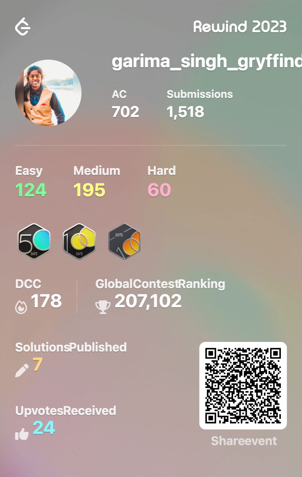 Garima Singh on LinkedIn: #leetcoderewind #coding #leetcode #leetcode2023 Garima Singh on LinkedIn: #leetcoderewind #coding #leetcode #leetcode2023
