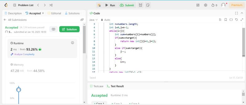 Saumya Pethusamy on LinkedIn: #leetcode #programming #codingjourney # ... Saumya Pethusamy on LinkedIn: #leetcode #programming #codingjourney # ...