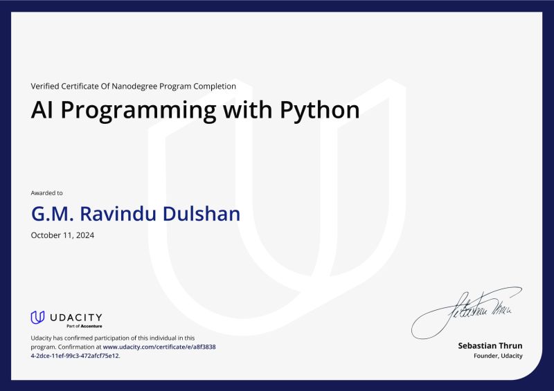 Ravindu Dulshan on LinkedIn: #ai #python #udacity #awsdeepracer # ... Ravindu Dulshan on LinkedIn: #ai #python #udacity #awsdeepracer # ...