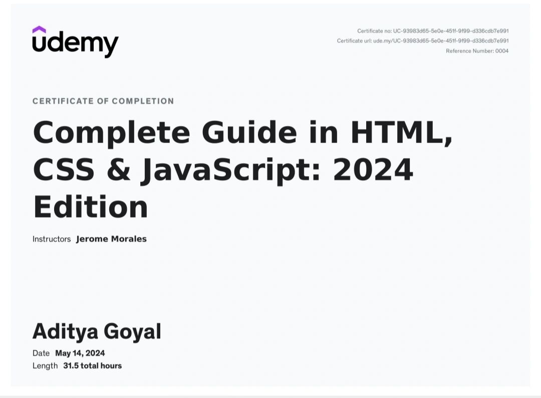 #html #css #javascript | Aditya Goyal #html #css #javascript | Aditya Goyal